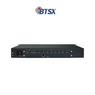 China Professional 4K60 Decoder Video Wall Processor with 9 HDMI Outputs and 64x D1@30fps Decoding for Multi-Screen Display for sale