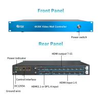 China 4K 8K Video Wall Controller 4K60 1 in 15 Out 1080P60 and 1200P60 2X4 3X3 3X4 Video Wall Output Large Advertising Walls for sale