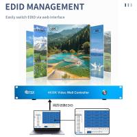 China 4K 8K Video Wall Controller 4K60 1 in 15 Out 1080P60 and 1200P60 2X4 3X3 3X4 Video Wall Output Large Advertising Walls for sale
