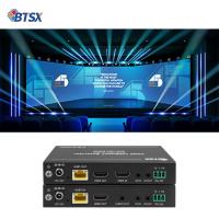 China 4K60 150m HDBaseT Extender Support One Loop Out Audio Extraction HDMI Extender IR/RS-232/CEC Control Cat6 HDMI Extender for sale