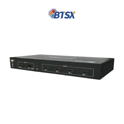 China 8K60 Multi-Screen Expander with 1 in 4 Out 4K60 HDMI Output and 8K60 Input Resolution for High Clarity Video Wall Control for sale