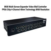 China 8K60 Multi-Screen Expander Video Wall Controller with 4-channel 4K60 Output FPGA Chip 28nm Technology and 8K60 Resolution for sale