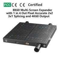 China FCC CE Certified 8K60 Multi-Screen Expander with 1 in 4 Out Pixel Accurate 2x2 3x1 Splicing and 4K60 Output for sale