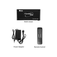 China 1 in 4 Out Video Wall Controller with 4K60 Output Multi Display Modes and RS232 Control for Command Center for sale