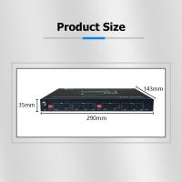 China 8K60 Multi-Screen Expander with 8K Input and 4K60 Output for Industrial-Grade Video Wall Control for sale