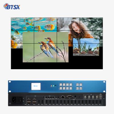 China 16-way 1920X1080P60 Output Video Wall Controller with 4 HDMI DP Input and Seamless Switching for sale