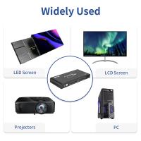 China 8K Ultra HD Zero Delay Seamless Switching Video Wall Controller 2 in 8 Out Multi-screen Expander for sale
