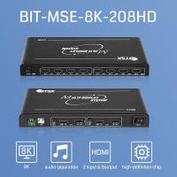 China 8K Ultra HD Zero Delay Seamless Switching Video Wall Controller 2 in 8 Out Multi-screen Expander for sale