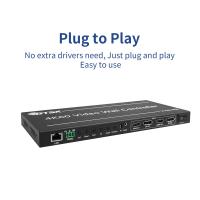 China 4K60 Zero Delay Video Wall Controller with 1 HDMI/DP Input and 6 HDMI Outputs for Multi-Screen Display for sale