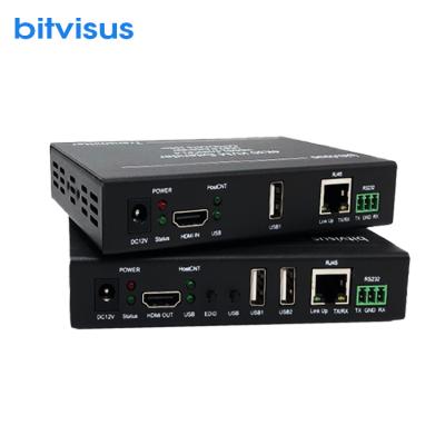 China 4K30Hz Video Wall Controller with 100m Transmission and USB-KVM Function for Multi-Channel HDMI KVM Extender for sale