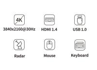 China Zero Latency Fiber Optic HDMI Extender with 10km Transmission 4K60 Resolution and KVM RS232 Support for sale