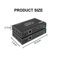 China 4Kx2K@30Hz HDBaseT Extender with 70m Transmission and Zero-Latency for Multi-Screen Projects for sale