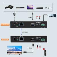 China 4K HDMI Extender Kit with 70m Transmission and Bi-Directional Control for Video Walls for sale