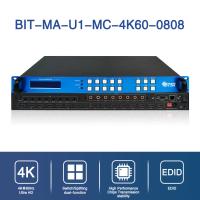 China Industrial 8x8 HDMI Matrix Switcher with 4Kx2K@60Hz Resolution and RS232 RJ45 Control for Video Wall Applications for sale