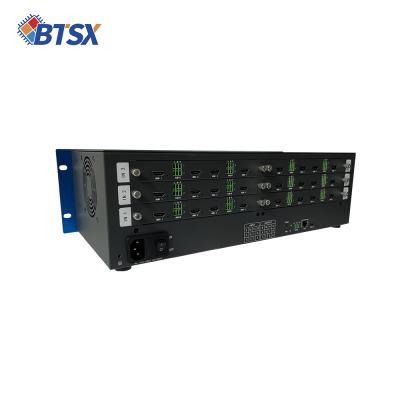 China Professional 12x12 HDMI 2.0 Video Wall Processor with 4096x2160 Output and Web Management for Control Rooms for sale
