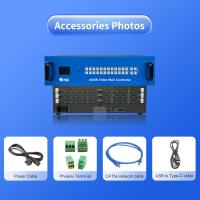 China Configurable 4K60 Video Wall Controller with 12x HDMI 2.0 Input and Output for Seamless Splicing and Matrix Processing for sale