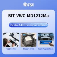 China 12-in 12-out 4K60 Video Wall Controller with RS-232 Web Control for Seamless Multi-Display Processing for sale