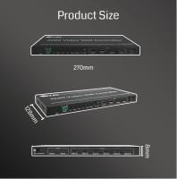 China 4K60 Video Wall Controller 1 into 6 out HDMI Video Wall Processor with 3840x2400@60Hz and 180° Rotation for Multi-Screen Display for sale