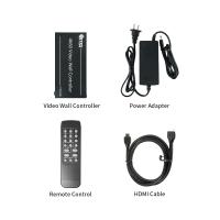 China 4K60 Video Wall Controller 1 into 6 out HDMI Video Wall Processor with 3840x2400@60Hz and 180° Rotation for Multi-Screen Display for sale