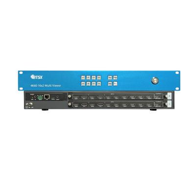 China 4K60 Video Wall Controller with 16 Window Seamless Switching and 4X4 Segmentation for Multi-Screen Display for sale
