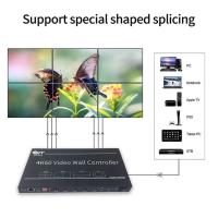 China 4K/8K HDMI Video Wall Controller with FPGA Chip Processing for 1×3, 2×3, and 3×3 Multi-Screen Configurations for sale