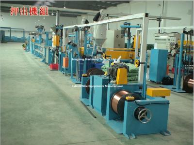 China Φ70 low smoke zero halogen cable extrusion production line for sale