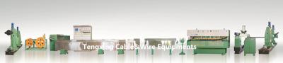 China Anti-high temperature automobile cable silicone wire extrusion production line for sale
