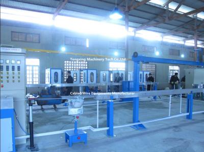 China PVC insulation cable wire with letter printed  extrusion machine for sale