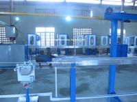 China PVC insulation cable wire with color injection  extrusion production line for sale