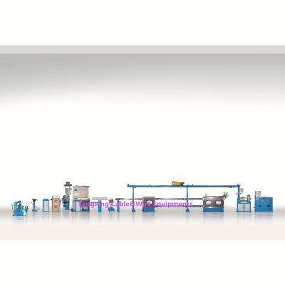 China Φ45 anti-high temperature telfon cable wire production line for sale
