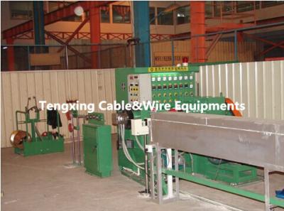 China high-temperature silicone wire machine extruding line for sale