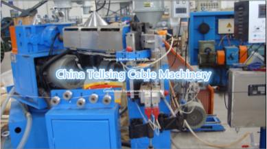 China top quality middle high voltage power cable extruding machine line maker China tellsing for sale