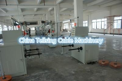 China good quality PVC power cable wire extruding machine line China company Tellsing for light for sale