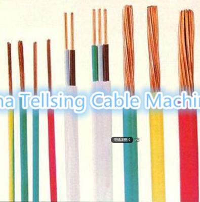 China good quality PVC electric cable wire extruding machine production line China factory tellsing supply for sale