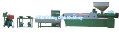 China top quality plastic PVC sheath jacket  shielded cable wire extrusion machine production line  China company tellsing for sale