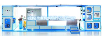China top quality plastic PVC sheath jacket  shielded cable wire extrusion machine production line  China company tellsing for sale