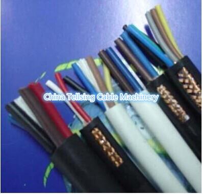 China top quality plastic PVC communication wire cable extrusion machine production line  China company tellsing for sale
