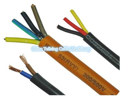 China top quality plastic PVC communication wire cable extrusion machine production line  China company tellsing for sale