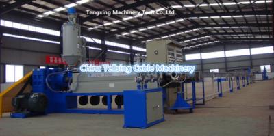 China top quality plastic PVC communication coaxial wire cable extrusion machine production line  China company tellsing for sale