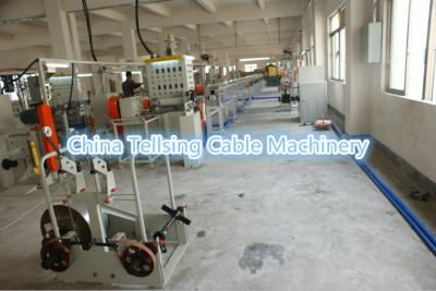 China top quality plastic PVC communication coaxial wire cable extrusion machine production line  China company tellsing for sale