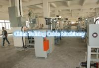 China top quality plastic PVC communication coaxial wire cable extrusion machine production line  China company tellsing for sale