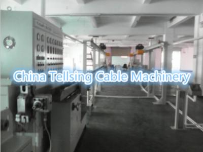 China top quality plastic PVC communication coaxial wire cable extrusion machine production line  China company tellsing for sale