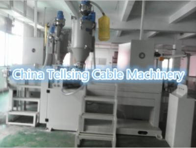 China good quality PVC XLPE 2 colors  insulating electric cable wire extrusion machine production line  China factory tellsing for sale