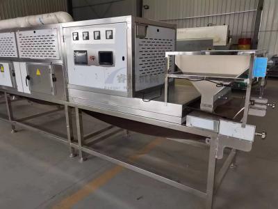 China Fully Automatic Belt Microwave Dryer Machine 380V 440V PLC Control Stainless Steel for sale