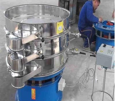 China Stainless Steel Vibratory Screening Machine 500 Mesh 1-5 Layers 0.25-4KW for sale