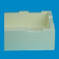 China Corundum Mullite Ceramics Sagger 1550°C Max Working Temperature For Lithium Battery for sale