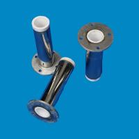 China Polyurethane Coated Powder Conveying Wear Resistant Pipeline Customized Shape for sale