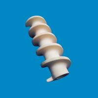 China Versatile Ceramic Screw Conveyor Modulus of Elasticity 340-380 Gpa For Bulk Material Transportation for sale