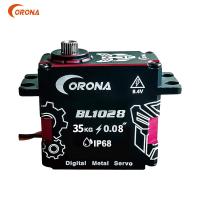 China Brushless Industrial Servo Motor 35kg 8.4V High Torque Full Metal Case Steel Gear BL1028HV for sale