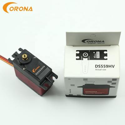 China Corona 41g Position Control Servo Motor 180° 2μS Dead Band 40.7x20.2x38.2mm Ball Bearing for sale